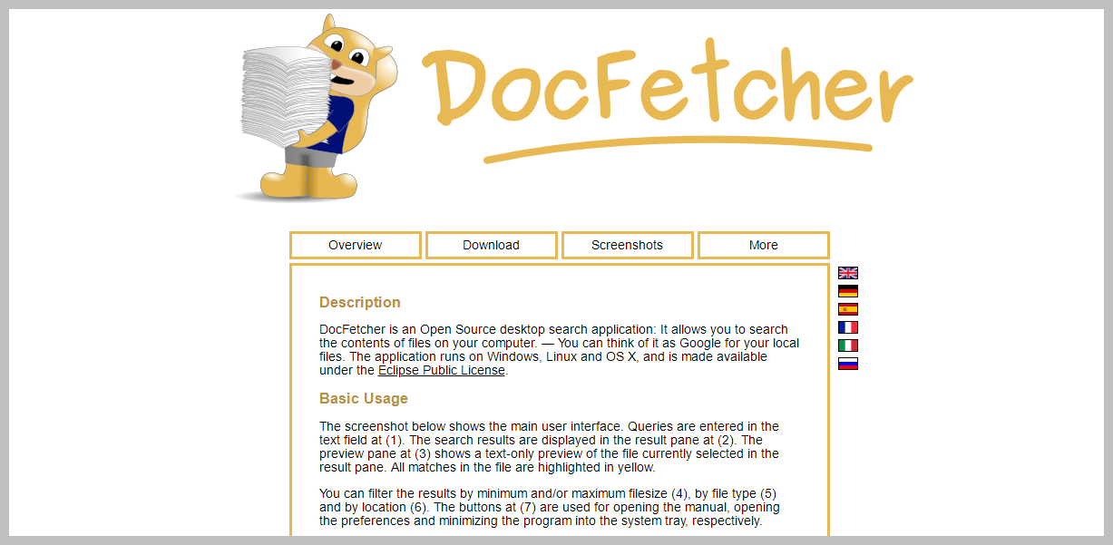 DocFetcher 使用教程——高效的文档文本检索工具 - 链滴