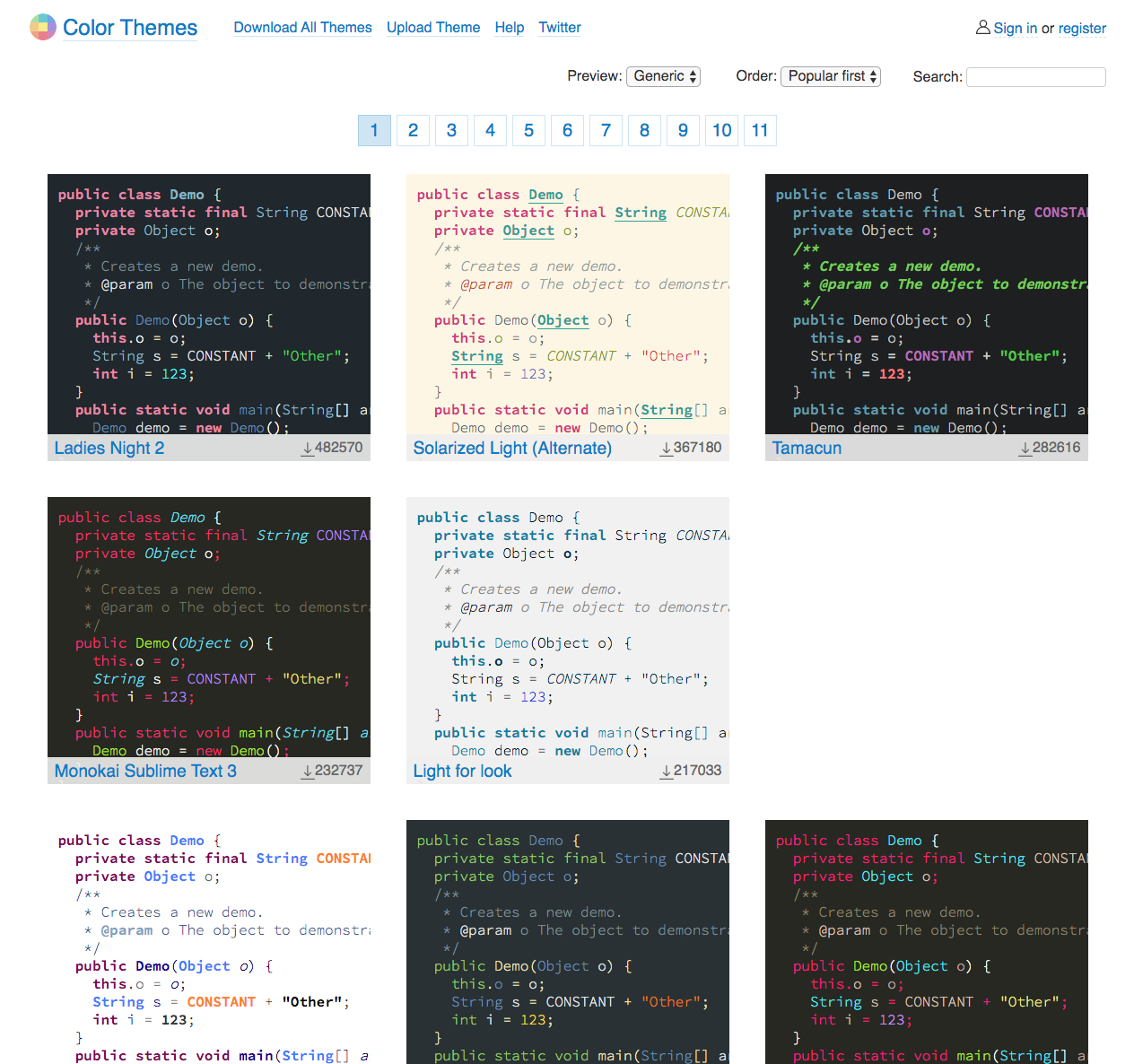 Intellij Idea 主题个人设置 链滴