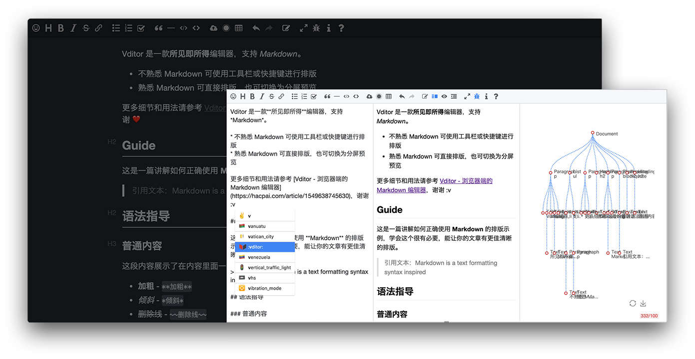 GitHub - 88250/lute: 🎼 一款结构化的 Markdown 引擎，支持 Go 和 JavaScript。A structured Markdown engine that ...