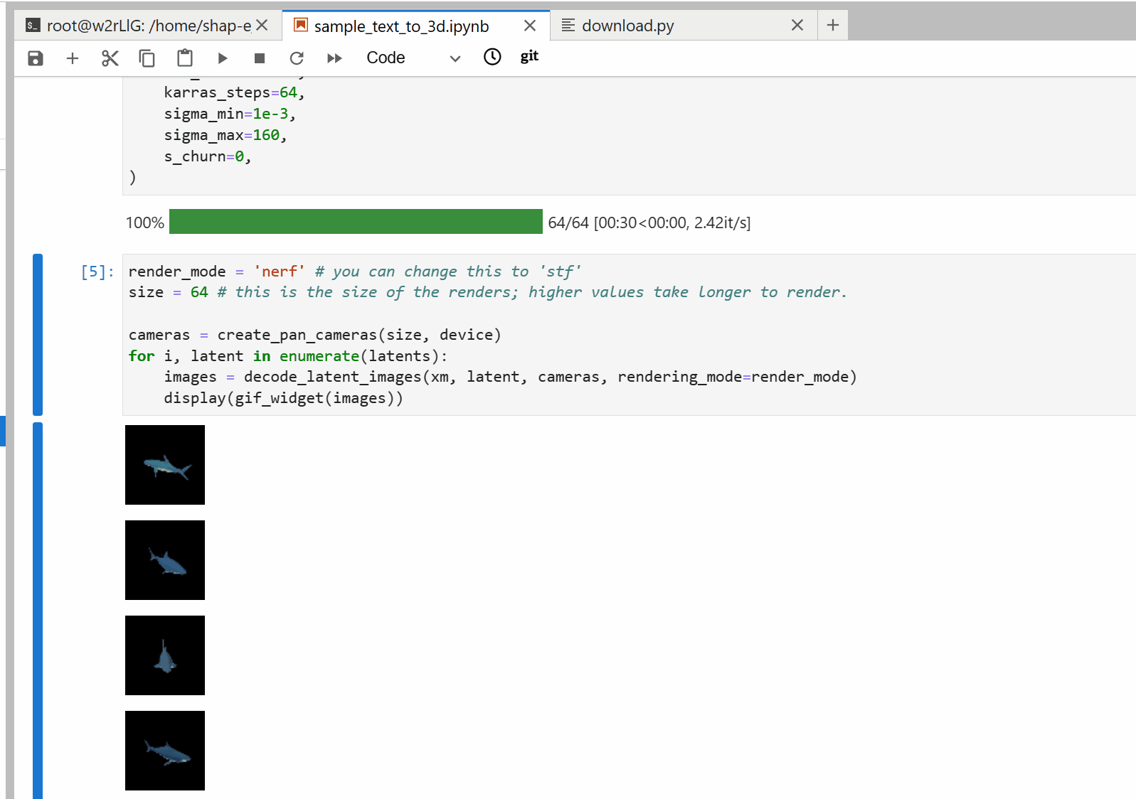 矩池云教程｜体验 OpenAI 最近推出的 3D 生成模型 Shap-E！ - 链滴