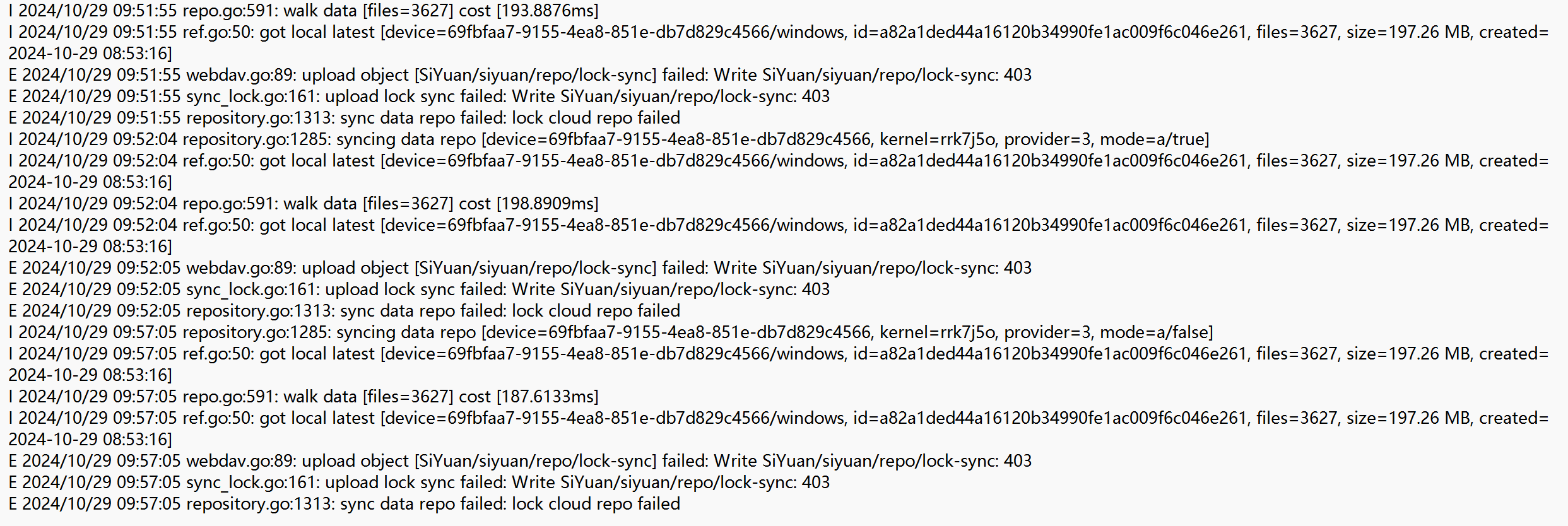 飞牛 WebDAV 同步不成功“锁定云端同步目录失败，请稍候尝试” - 链滴